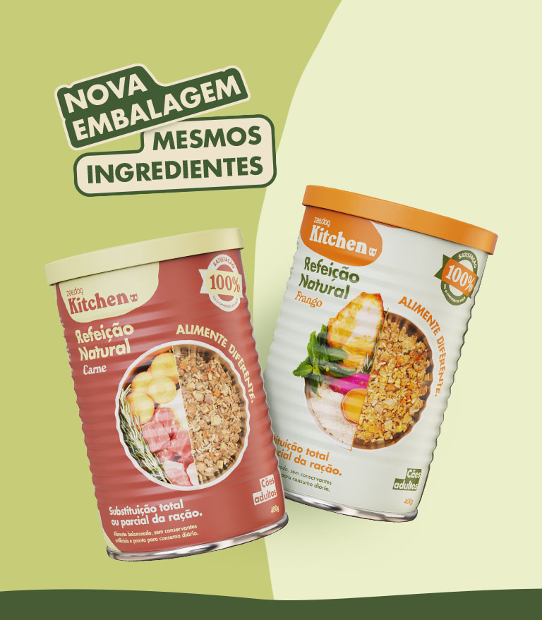 Sobre Refeição Natural Zee.Dog Kitchen | Zee.Dog