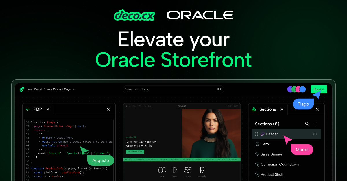 Elevate Your Oracle Storefront - deco.cx Headless Frontend Platform