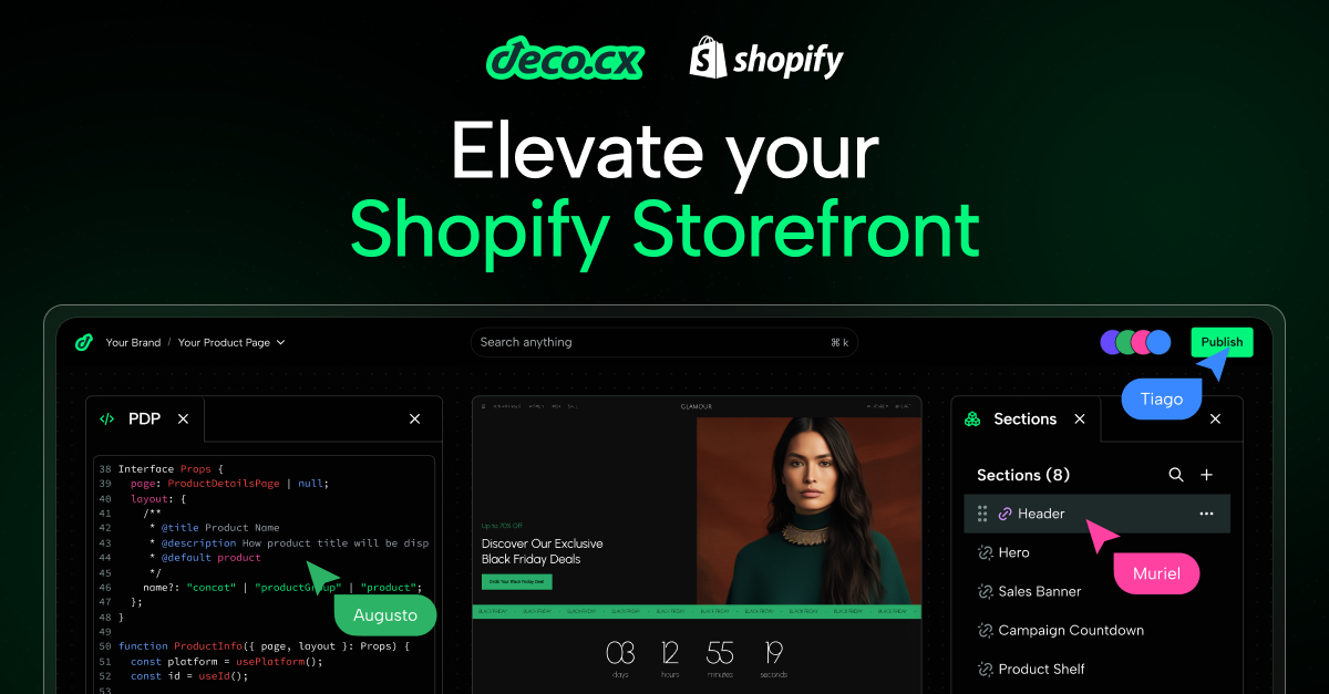 Elevate Your Shopify Storefront - deco.cx Headless Frontend Platform